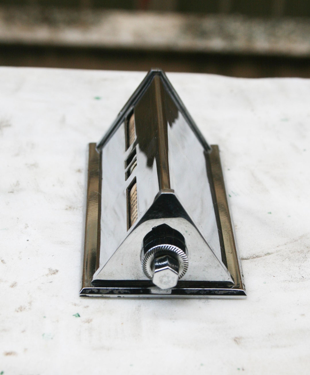 Antique Eternity Calendar Perpetual Calendar Desk Calendar Chrome Desk ...