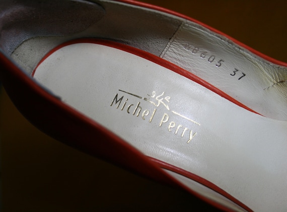 Michel Perry 37 vintage original high pumps with smal… - Gem