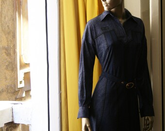 Roberta Di Camerino Original Vintage 79 Dress Trompe L'oeil Roberta Di Camerino Original Vintage 79 Dress Trompe L'oeil
