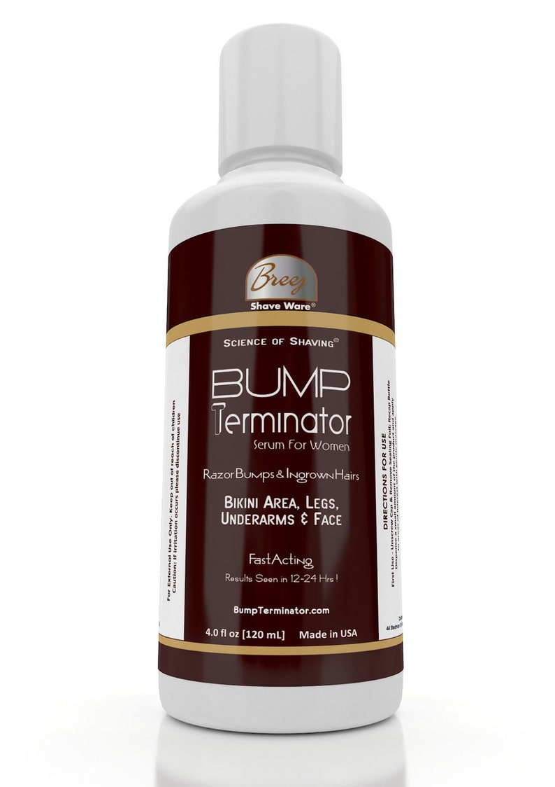 Bump Terminator Anti Ingrown Hairs, Razor Bumps, Shaving Bumps Serum ...