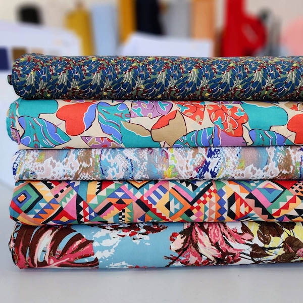 Abstract Dressmaking Fabric - Etsy