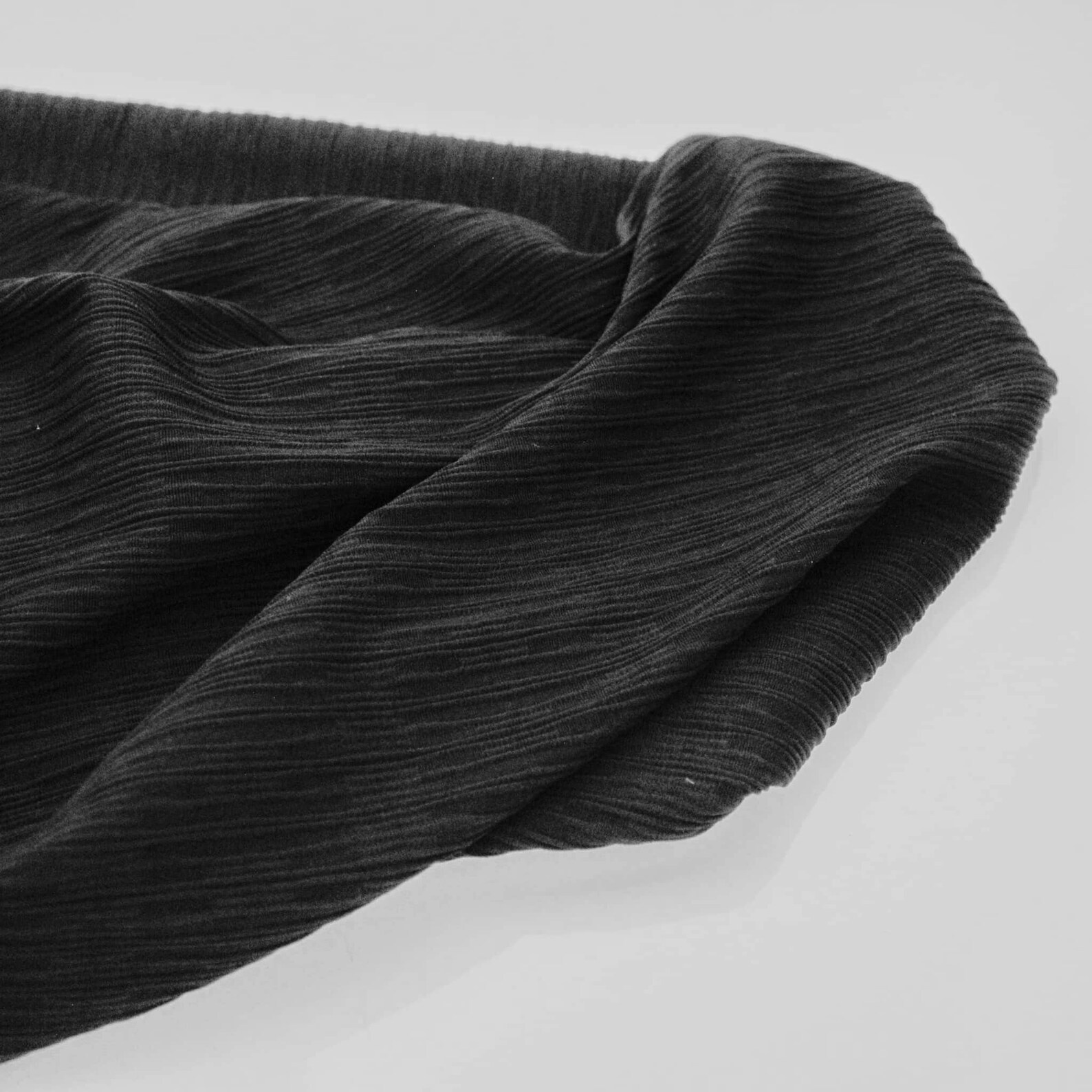 Blister Ripple Stretch Jersey Knit Black Women Textured Dress Making ...