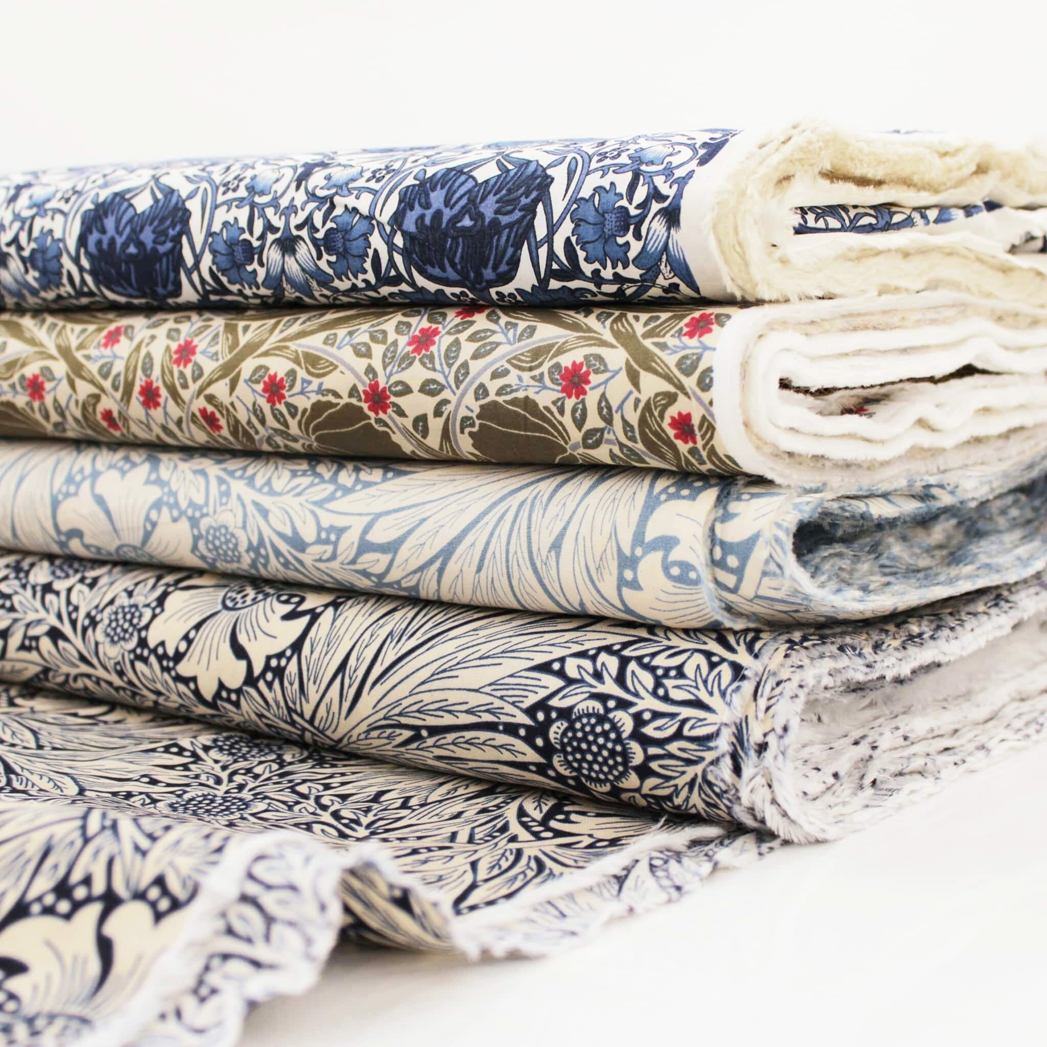 William Morris Marigold Viscose Challis and Pimpernel Pima - Etsy UK