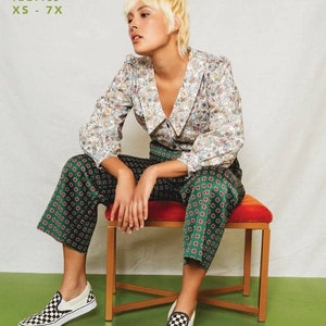 The Patina Blouse Sewing Pattern - by Friday Pattern Company - Etsy