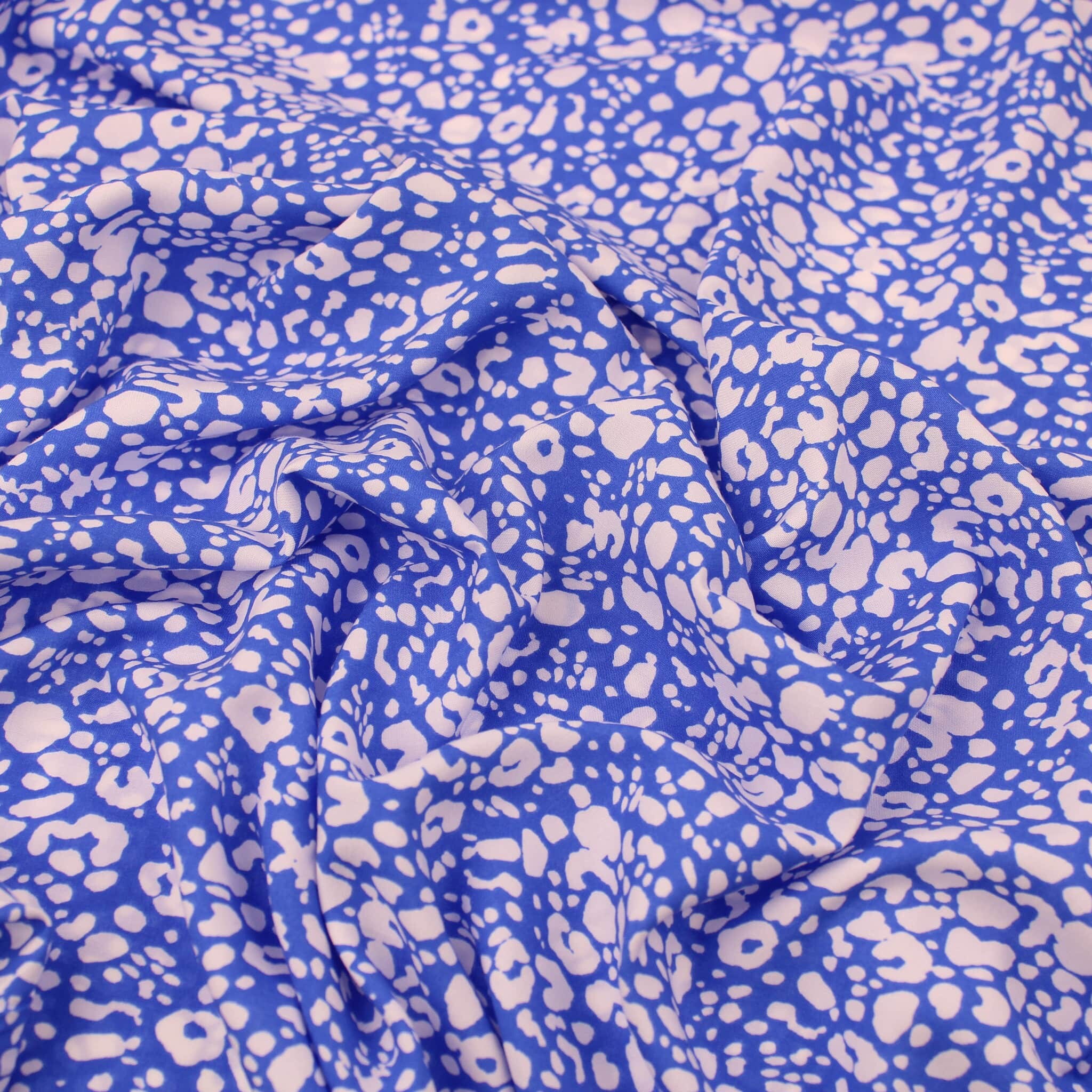 Viscose Challis Floral Abstract Design Lightweight Breathable ...