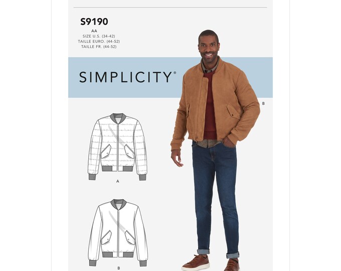 Simplicity Men's Classic Pajamas & Robe Sewing Pattern S1021 - Etsy UK
