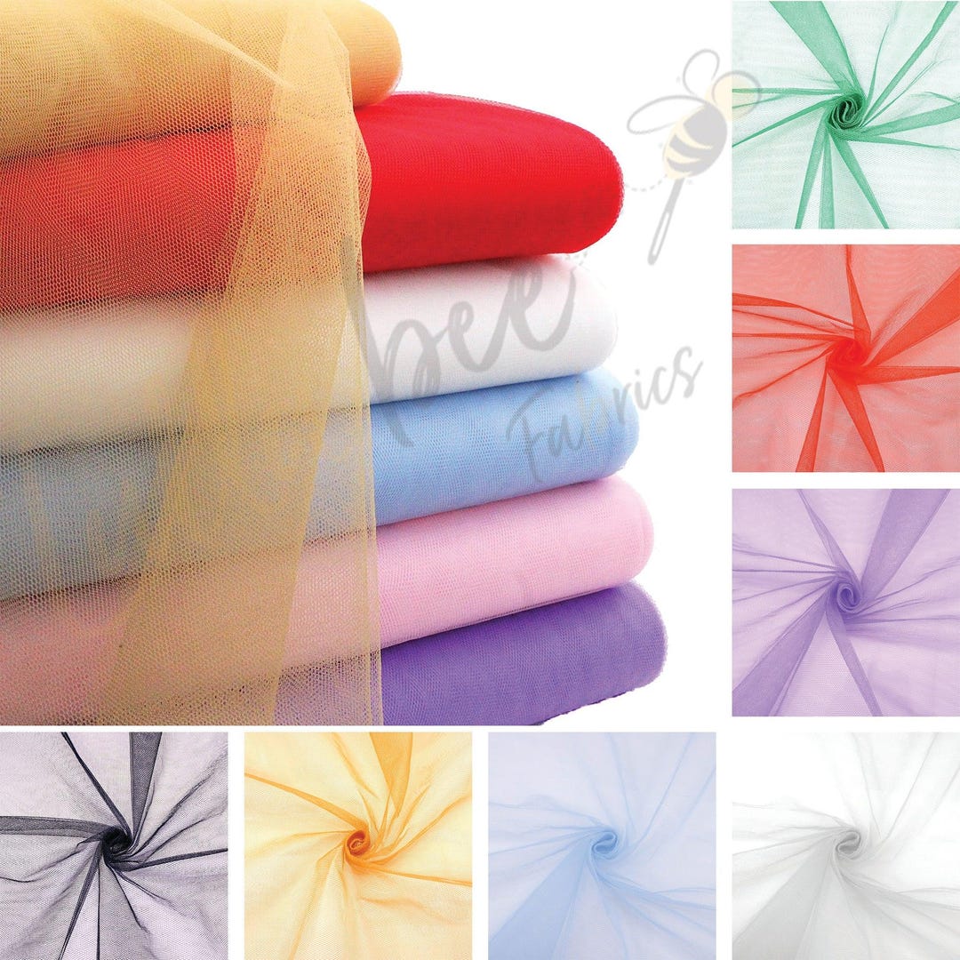 Gemma Mesh Dress Net Tulle Flare Free Nylon Tulle Tutu Stiff Craft Veil ...