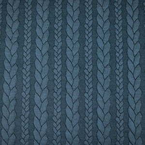 Cable Knit Jacquard Stretch Jersey Ponte Roma Double Braid Pattern ...