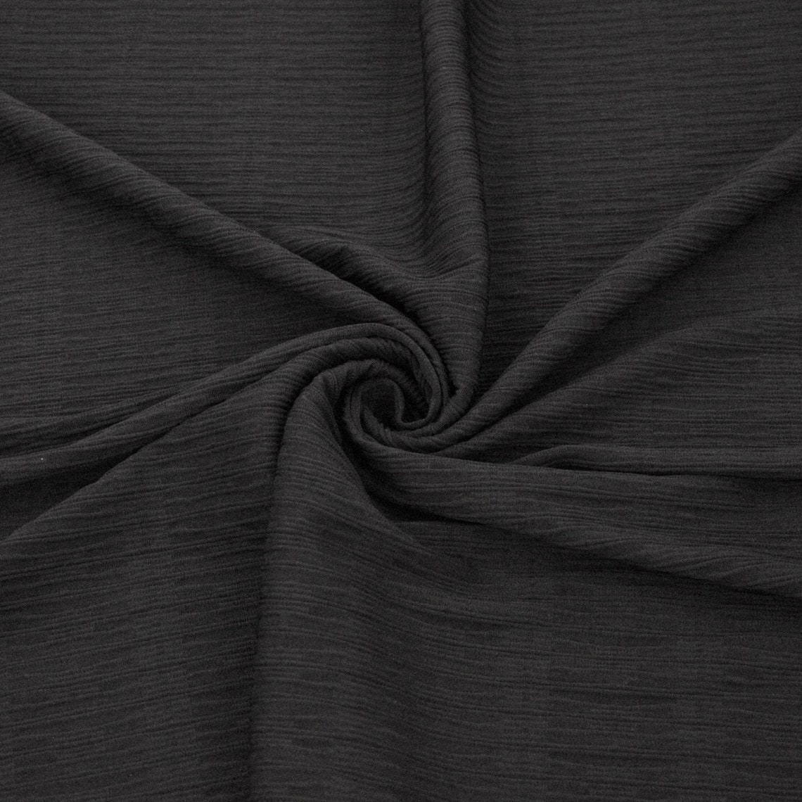 Blister Ripple Stretch Jersey Knit Black Women Textured Dress Making ...