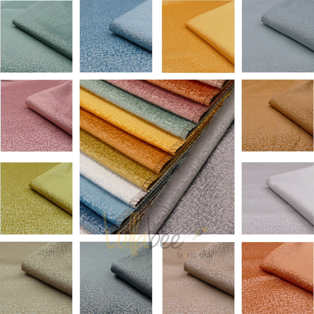 Vienna Textured Velvet Chenille Durable Soft Furnishing Upholstery Sofa ...