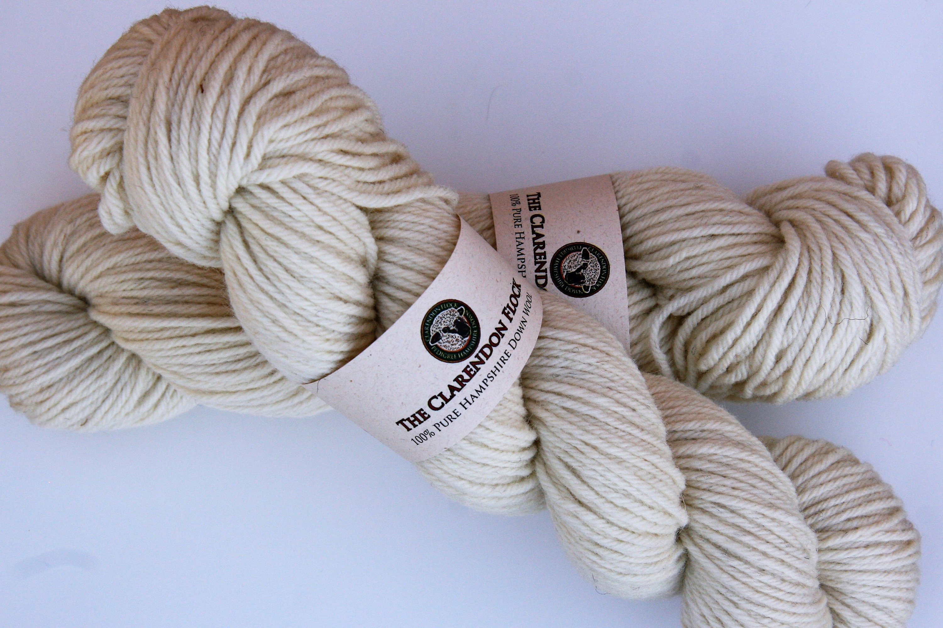 DK 100g Hank 238yards Natural Vanilla Hampshire Down Wool. - Etsy