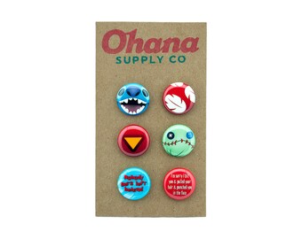Lilo Stitch Button | Etsy