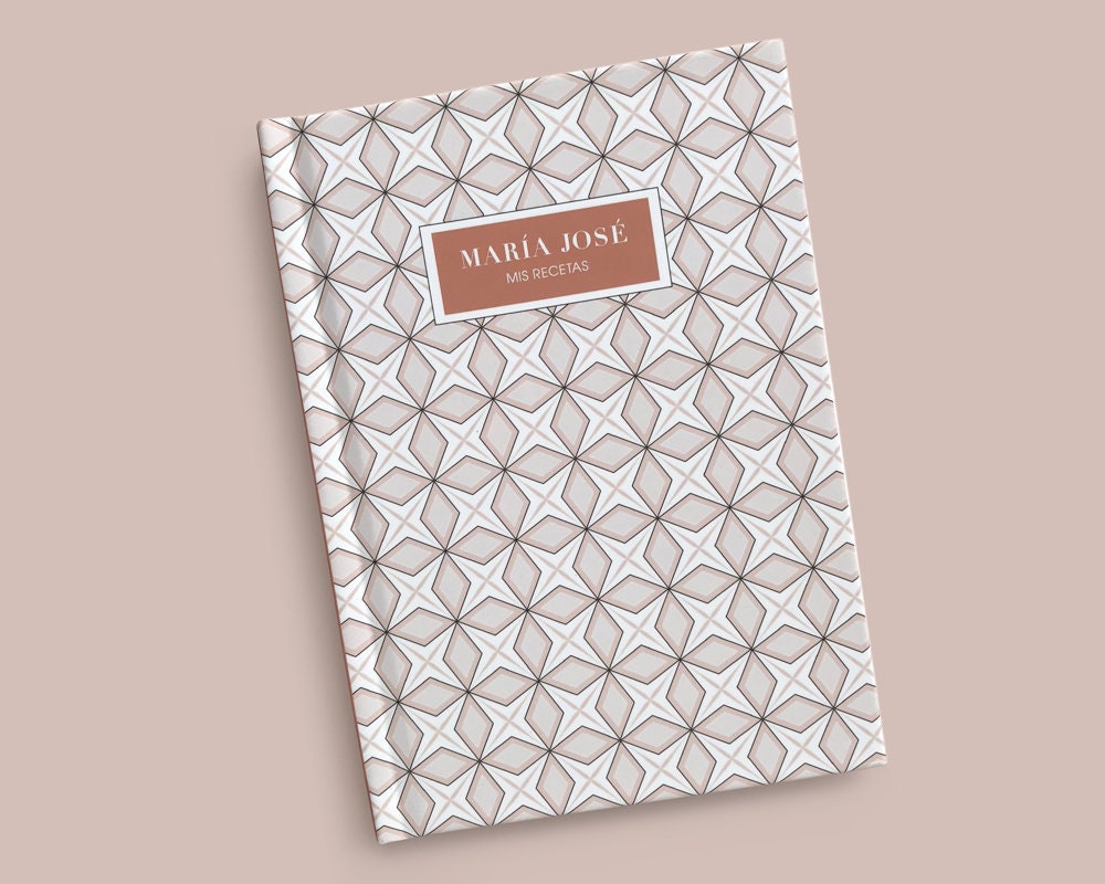 Personalized Journal Diamonds Notebook Custom Notebook Geometric Design ...