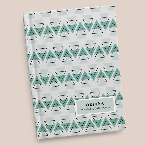 Geometric Notebook - Etsy