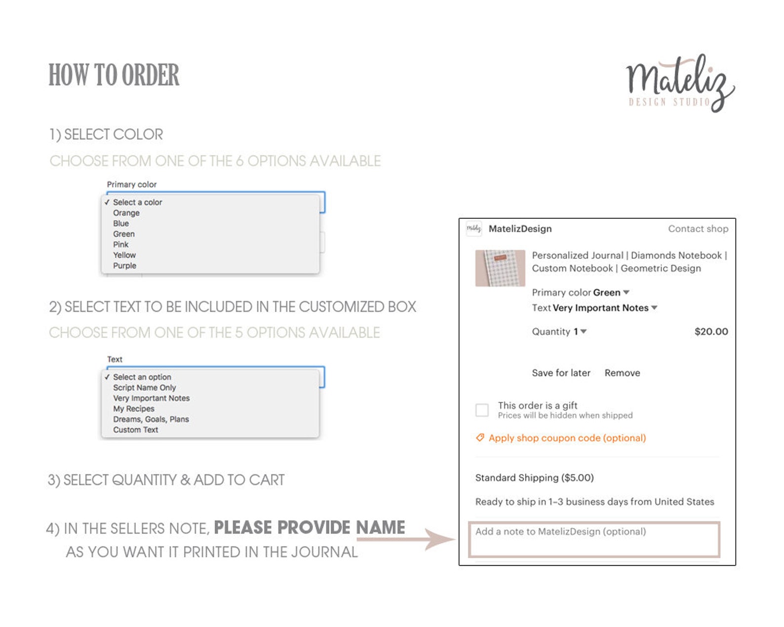 Personalized Journal Triangles Design Notebook Custom Notebook ...