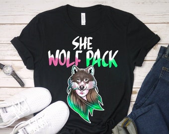 She Wolf Pack Shirts - Etsy