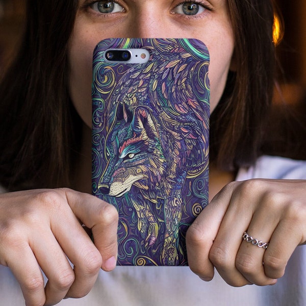 Wolf Phone Case - Etsy