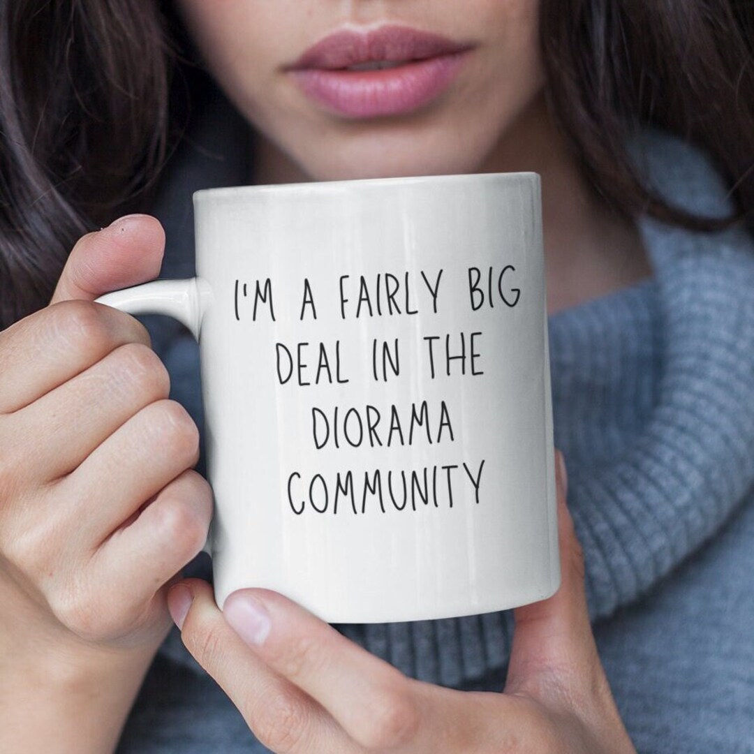 Diorama Miniature - Diorama Cube - Diorama Funny Mug Gift - Diorama ...