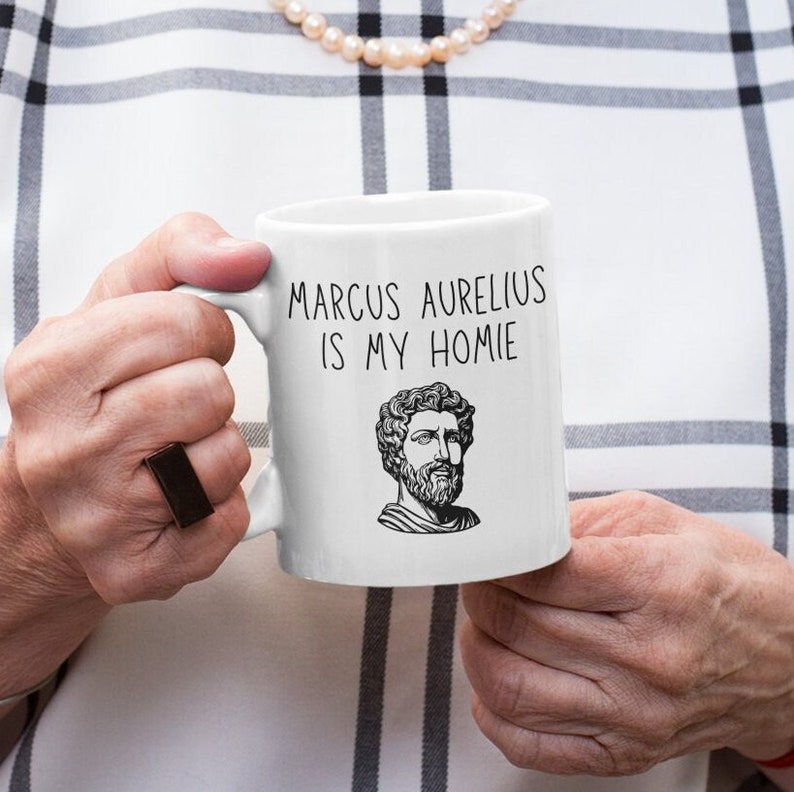 Stoic Gift Marcus Aurelius Funny Philosopher Gift - Etsy