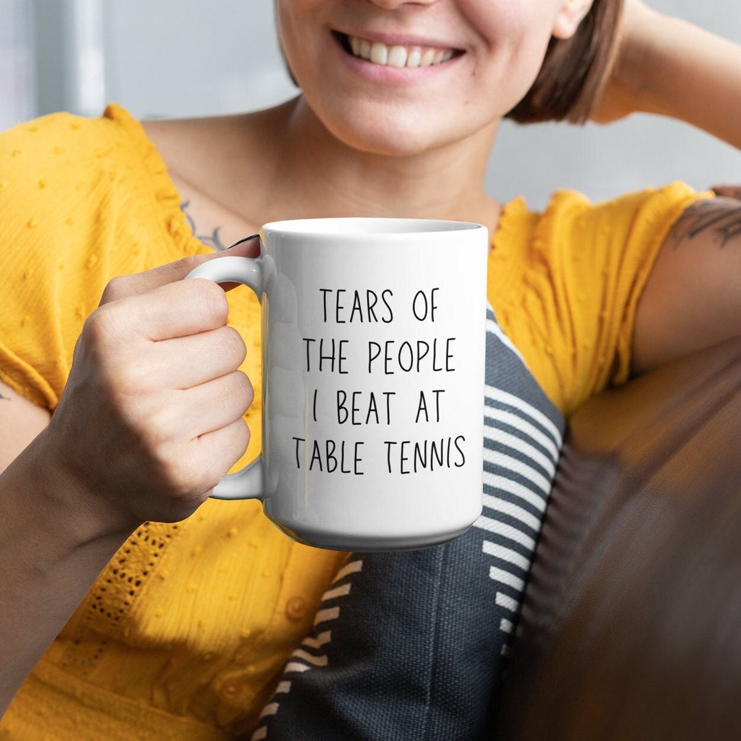 Table Tennis Player Mug - Funny Table Tennis Shirt Gift - Custom Table ...