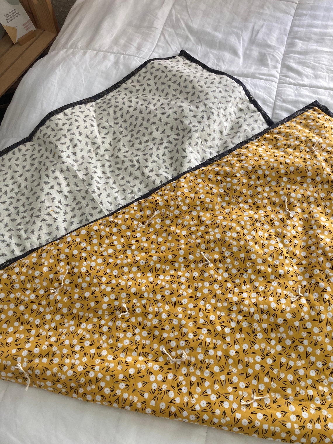 Custom Handmade Quilted Grounding Throw Blanket - Etsy