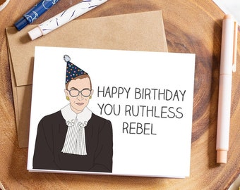 Rebel Birthday Card - Etsy