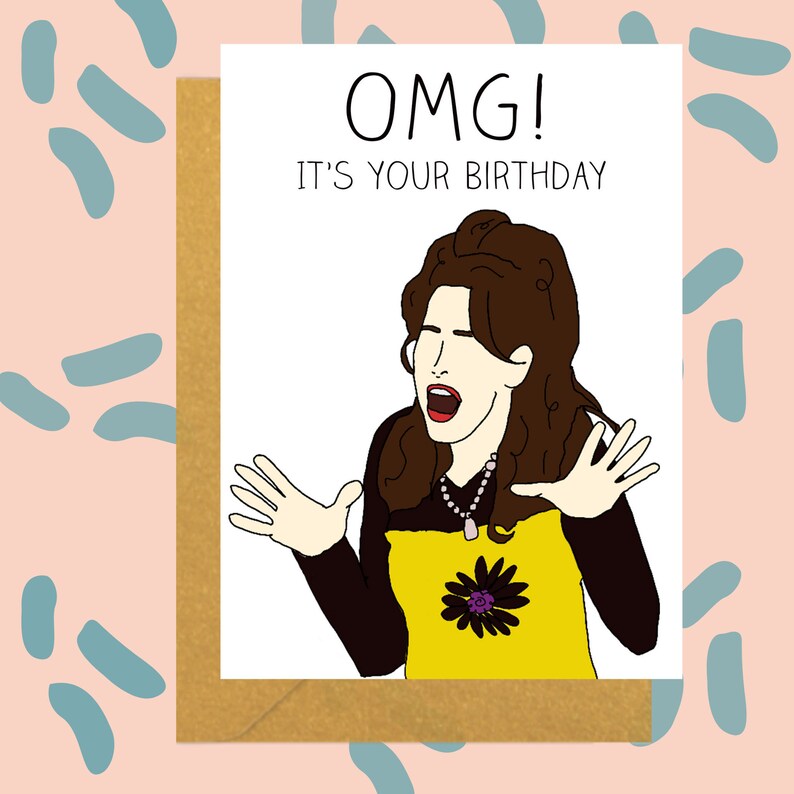 OMG It's Your Birthday Friends Janice Birthday - Etsy Canada