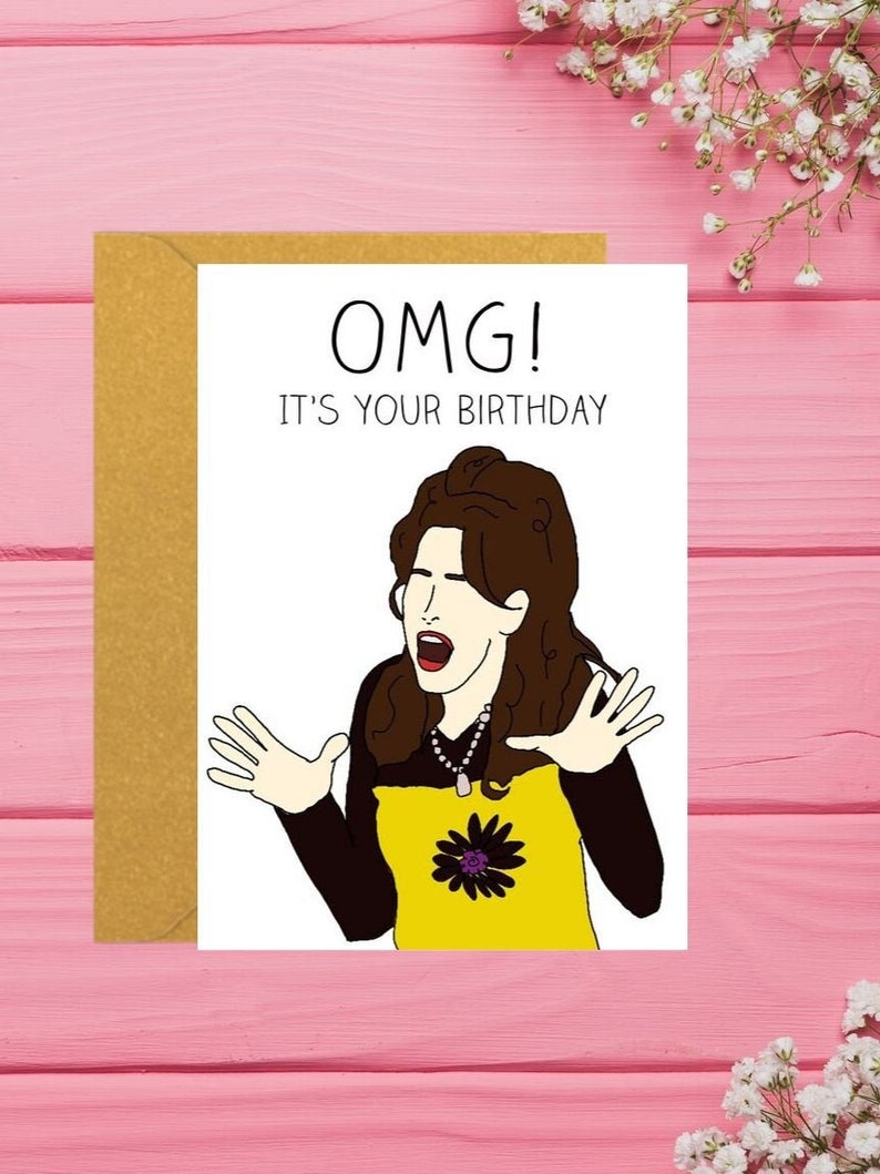 OMG It's Your Birthday Friends Janice Birthday - Etsy