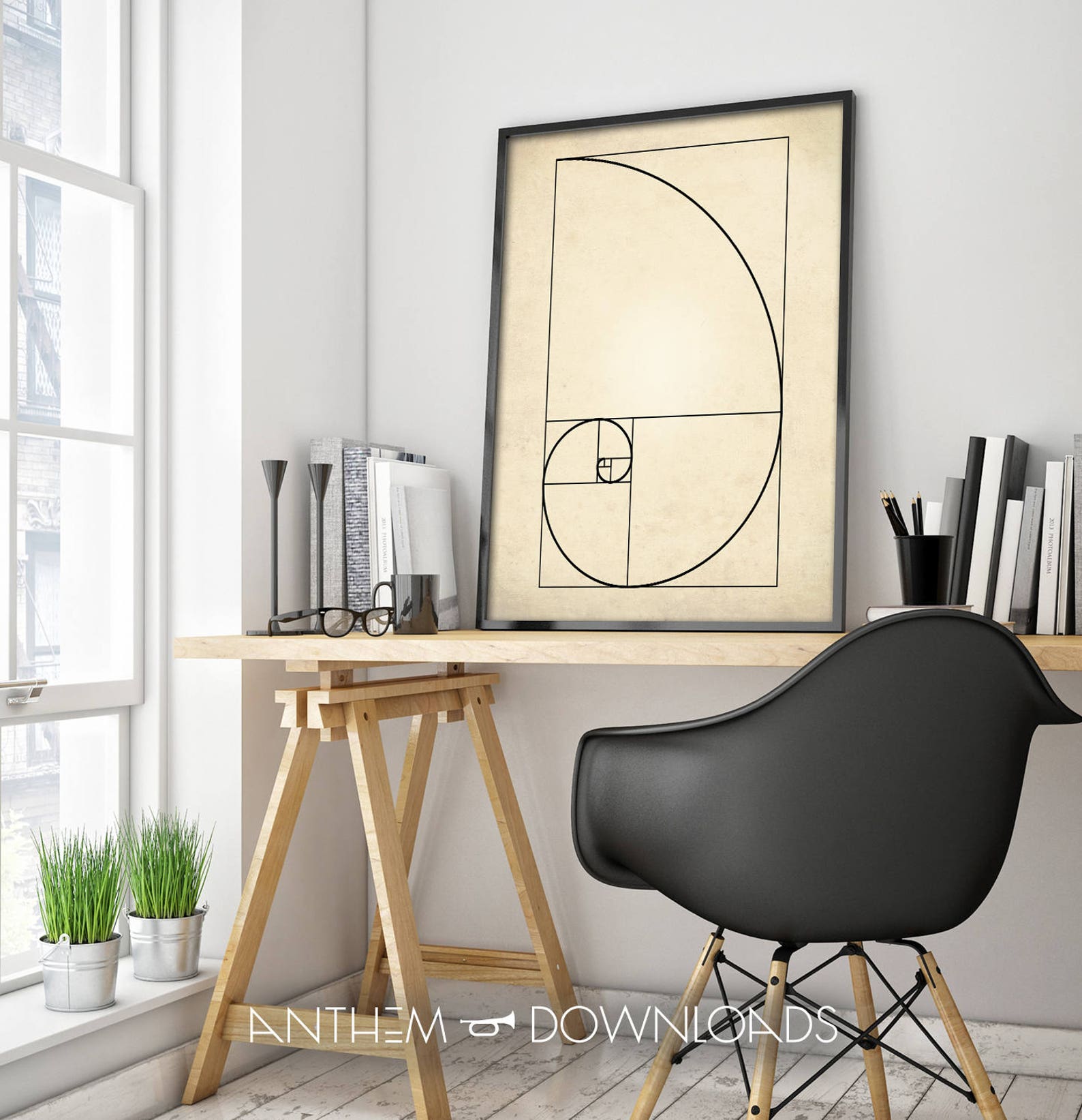 Fibonacci Print - Science Decor - Math Poster - Fibonacci Sequence Wall ...