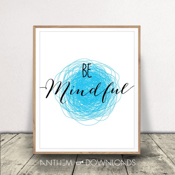 Mindfulness Print - Etsy