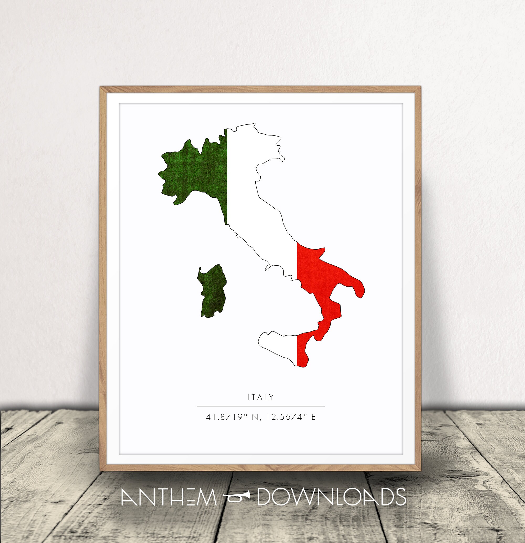 Italy Map Outline Printable