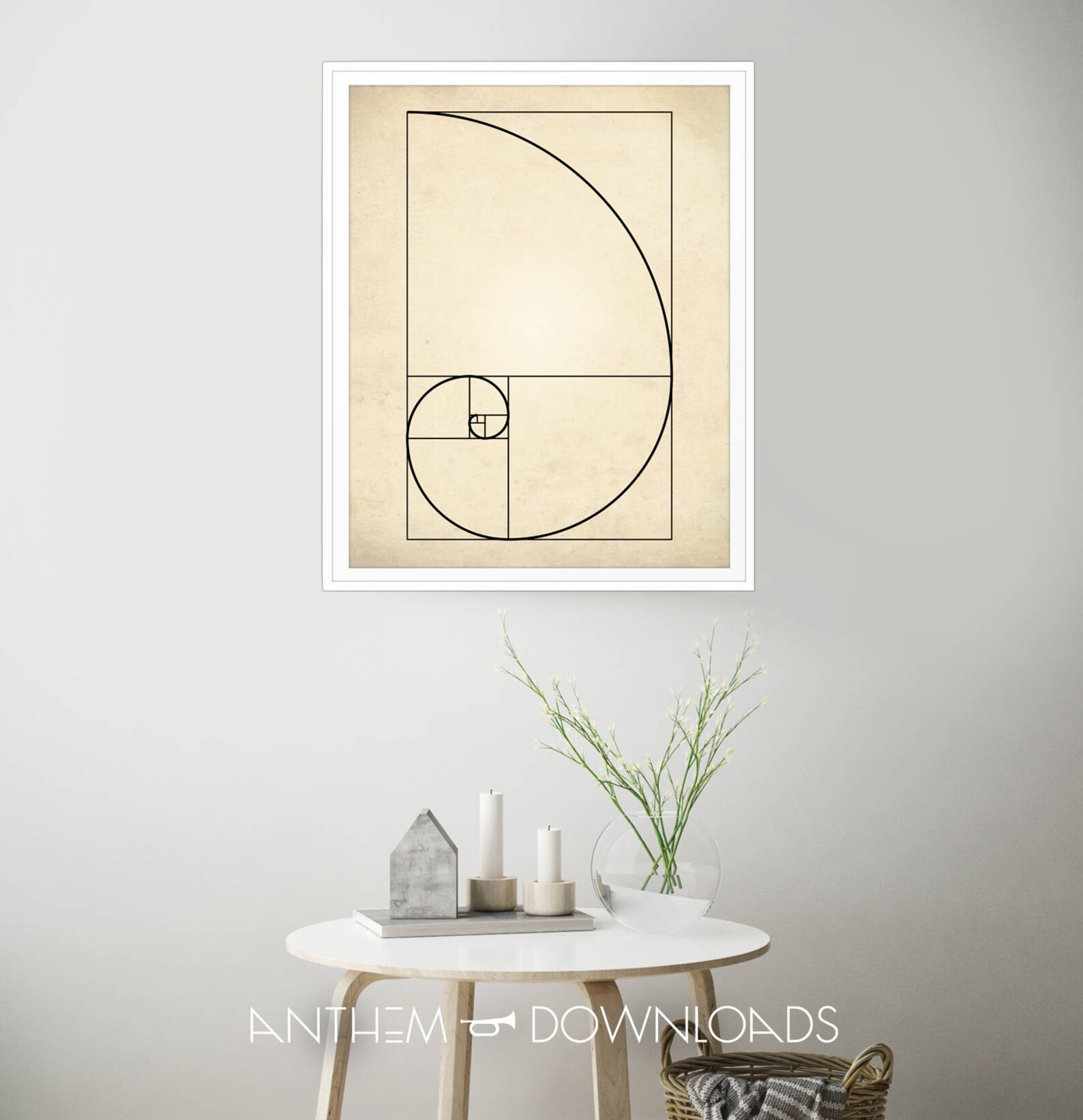 Fibonacci Print - Science Decor - Math Poster - Fibonacci Sequence Wall ...