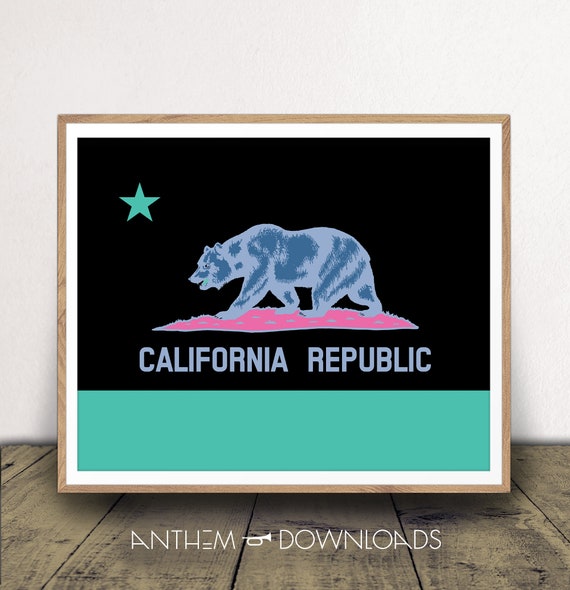 California State Flag Printable
