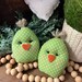 Set of 2 Handcrafted Fabric Chicks - Etsy