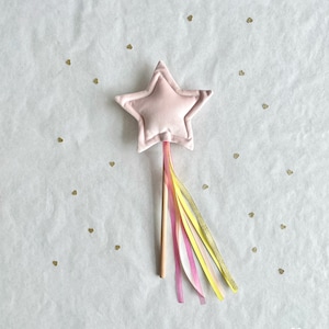 Velvet Magic Star Wand, Magical Fairy Wand, Magic Stick for Little ...