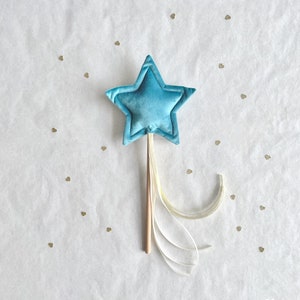 Velvet Magic Star Wand, Magical Fairy Wand, Magic Stick for Little ...