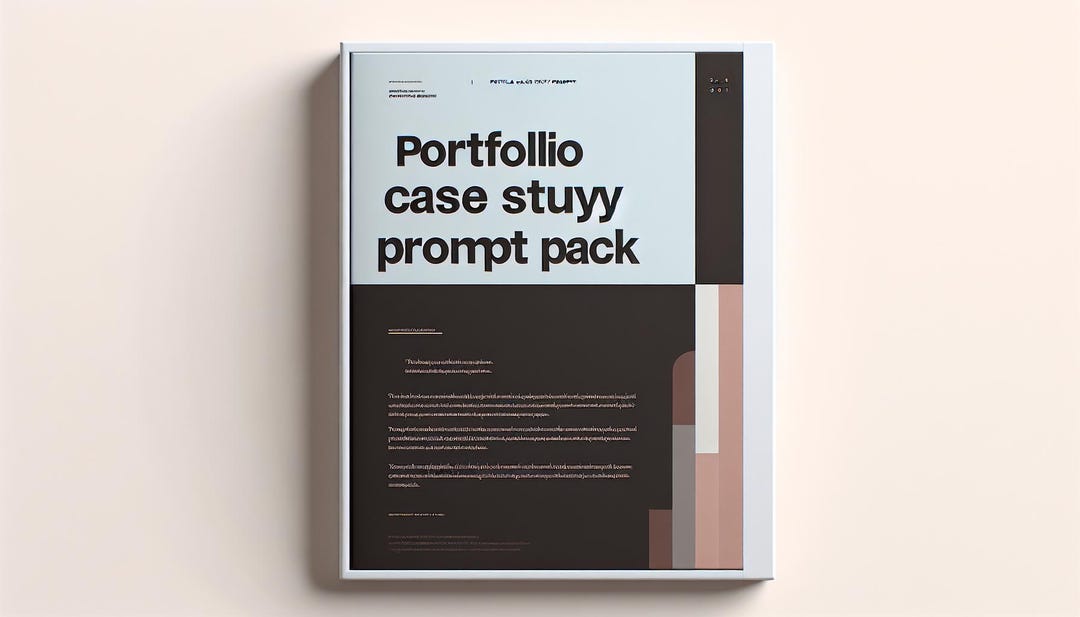 50 Case Study Prompts: Portfolio Builder Pack - Etsy
