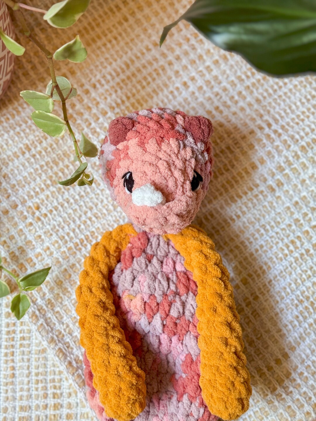 Crochet Boho Monster Lovey || Ready to Ship - Etsy