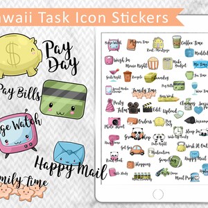 Rainbow Colors Days of the Week Digital Planner Stickers - Etsy