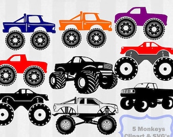 Monster jam svg | Etsy