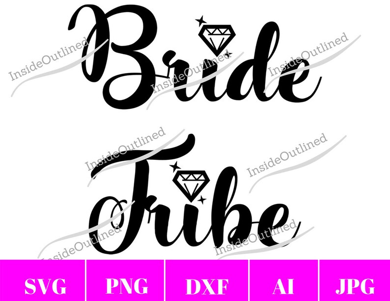 Bride Svg Bride Tribe Svg Bride Tribe Bride Tribe Cut File Etsy