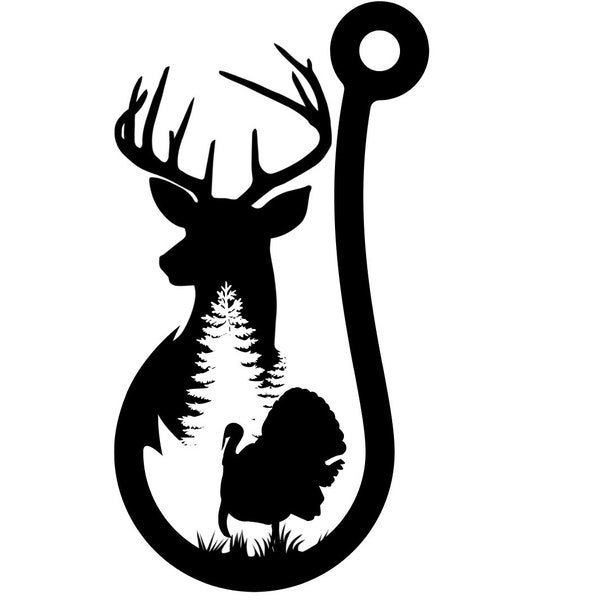 Turkey Deer Fish Svg - Etsy