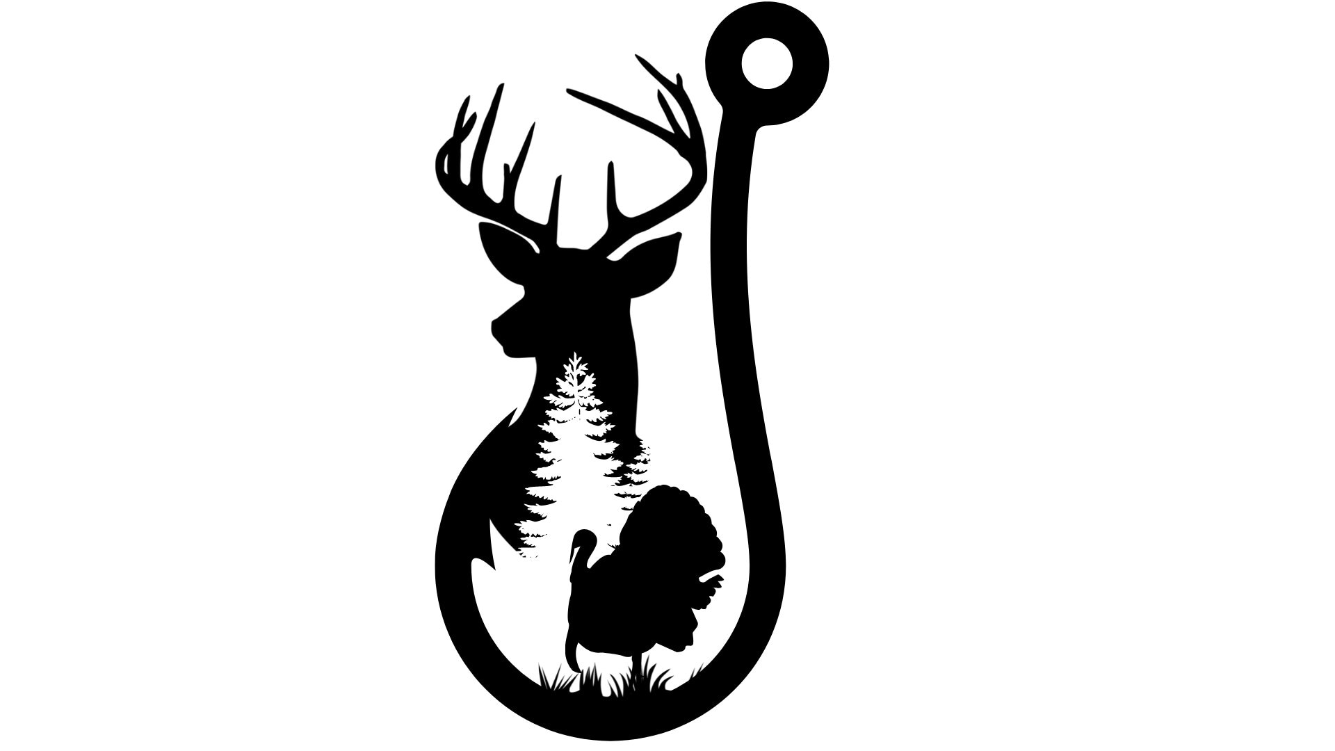 Deer Turkey Fishing - Etsy