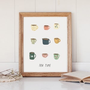 Tea Time Printable Art Printable Art - Etsy