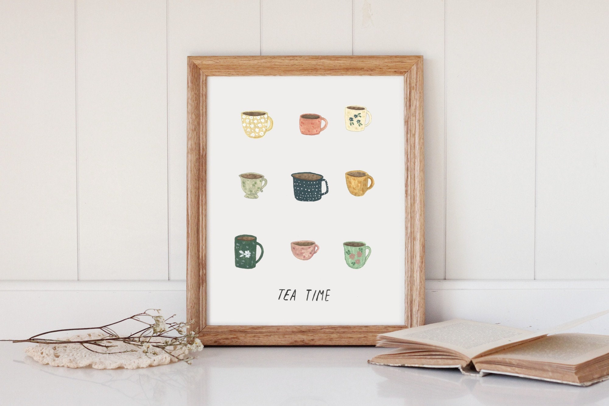 Tea Time Printable Art Printable Art - Etsy