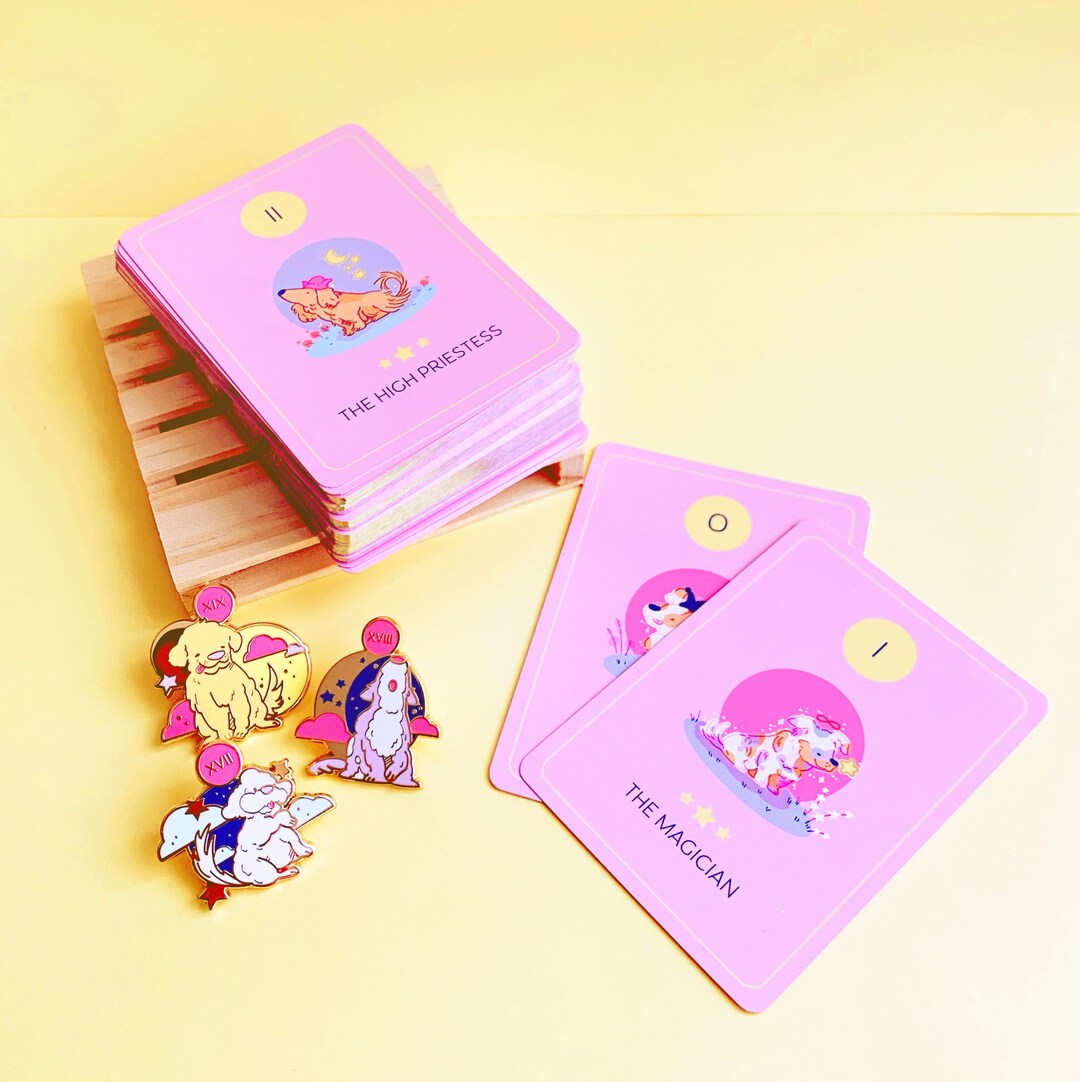 Good Puppy Tarot Deck | Pastel Tarot Cards | Tarot Reading | Fortune ...
