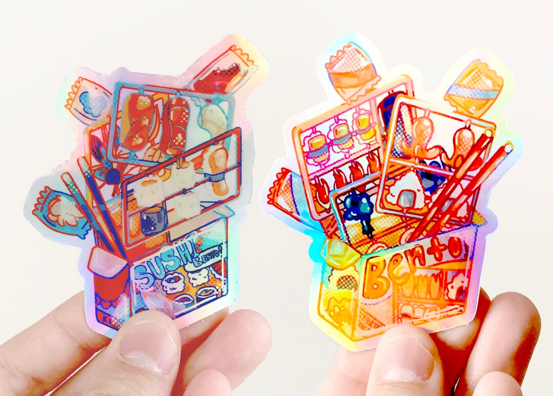Bento Box | Vinyl Stickers |aesthetic Stickers,vinyl Decal,vaporwave ...