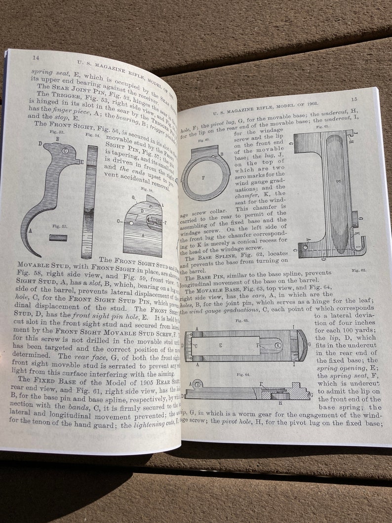 U.S. Army Magazine Rifle Model 1903 Caliber 30 Springfield M1903 Book ...