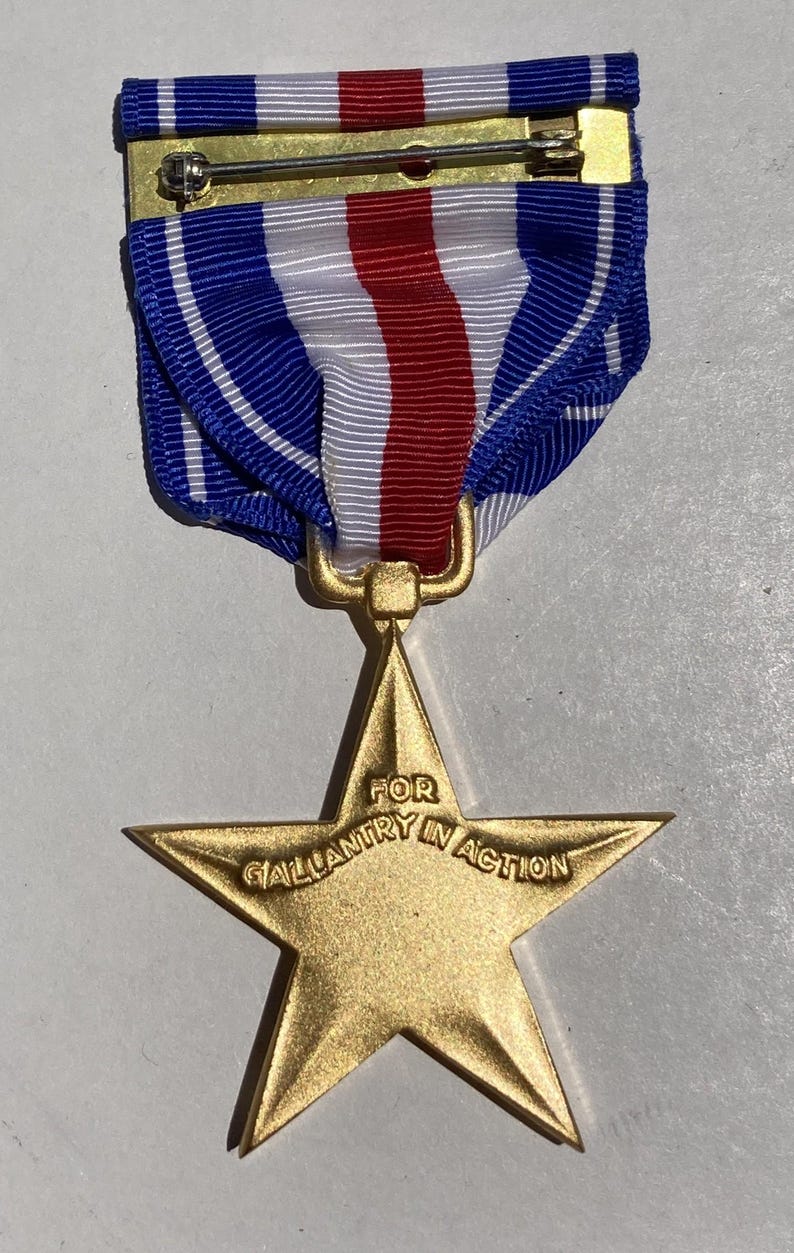 Vietnam Era US Government Issued Silver Star Gallantry Medal - Etsy