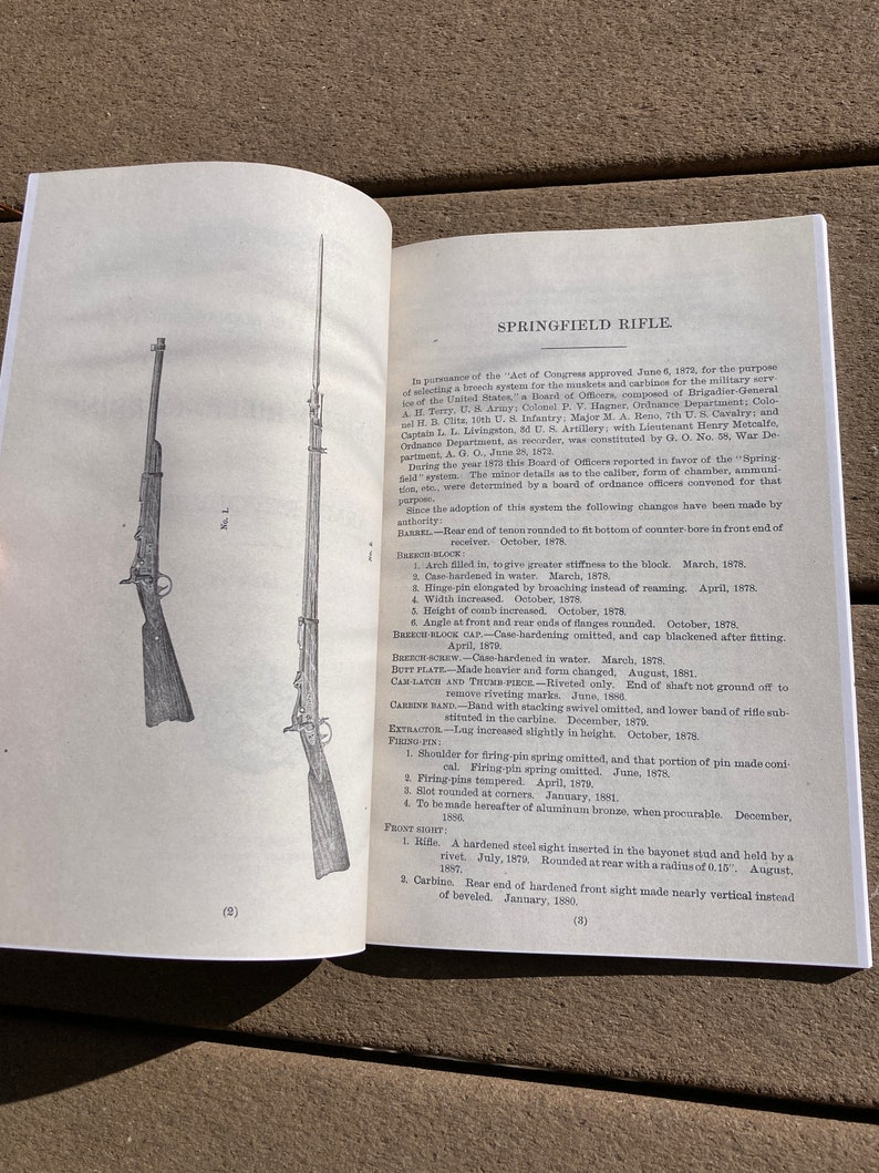 U.S. Army Trapdoor Springfield Rifle Model 1873, Carbine & Revolvers ...
